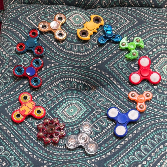 Toys | Colorful Fidget Spinner Set For Kids | Poshmark